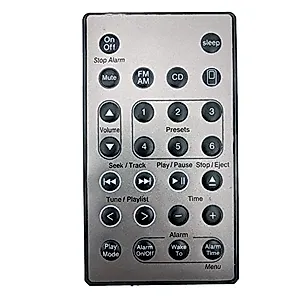 Infrared Replacement Remote Control Compatible with Much More Bose Wave Music System AWRCC1 AWRCC2(Black)