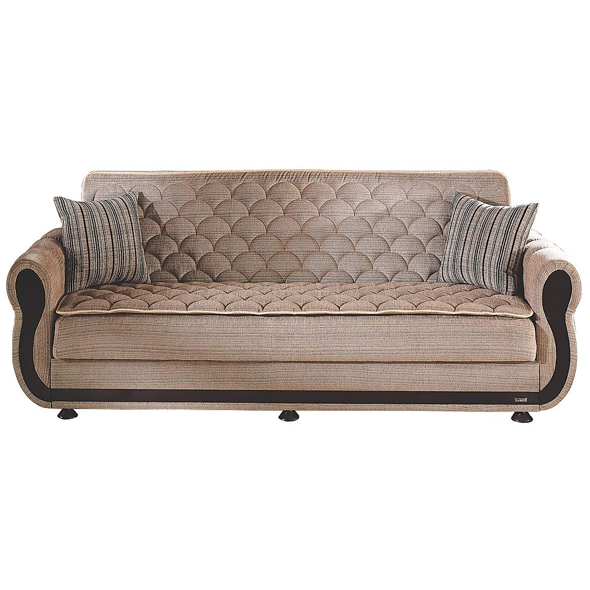 Istikbal Multifunctional Furniture Living Room Set Argos Collection (Zilkade Brown, Sofa)