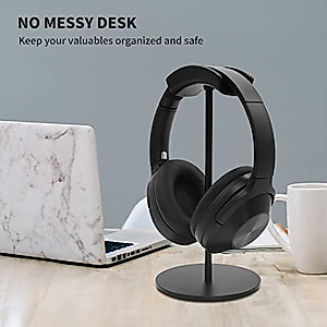 Srhythm Headphone Stand,Metal Headset Holder for Space-Saving and Display