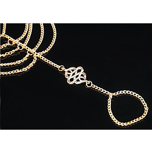 Bienvenu 2 PCS Multi Chain Beach Tassels Anklet Chain Bracelet Barefoot Sandals Foot Jewelry