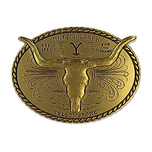 Yellowstone TV Series Dutton Ranch Western Cowboy Heavy Duty Belt Buckle