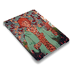 Cute Abstract Painted Girl case Compatible with iPad Mini Air Pro 7.9 8.3 9.7 10.2 10.9 11 12.9 inch Pattern Cover New 2022 2021 Trifold Stand 3 4 5 6 7 8 9 Generation 571 (10.9" Air 4)