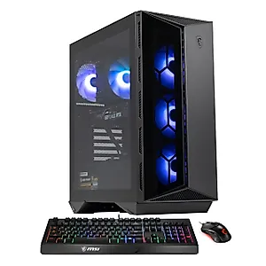 MSI Aegis R (Tower) Gaming Desktop, Intel Core i7-12700F, GeForce RTX 3070, 16GB Memory (Dual-CHL), 1TB SSD, WiFi 6, Liquid Cooling, USB Type-C, VR-Ready, Windows 11 Home (12TD-269US)