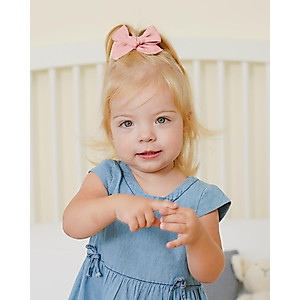 20pcs Baby Girl Hair Bows Clips Fully Lined Barrettes Hair Accessories for Little Girls Toddler Kids Teens