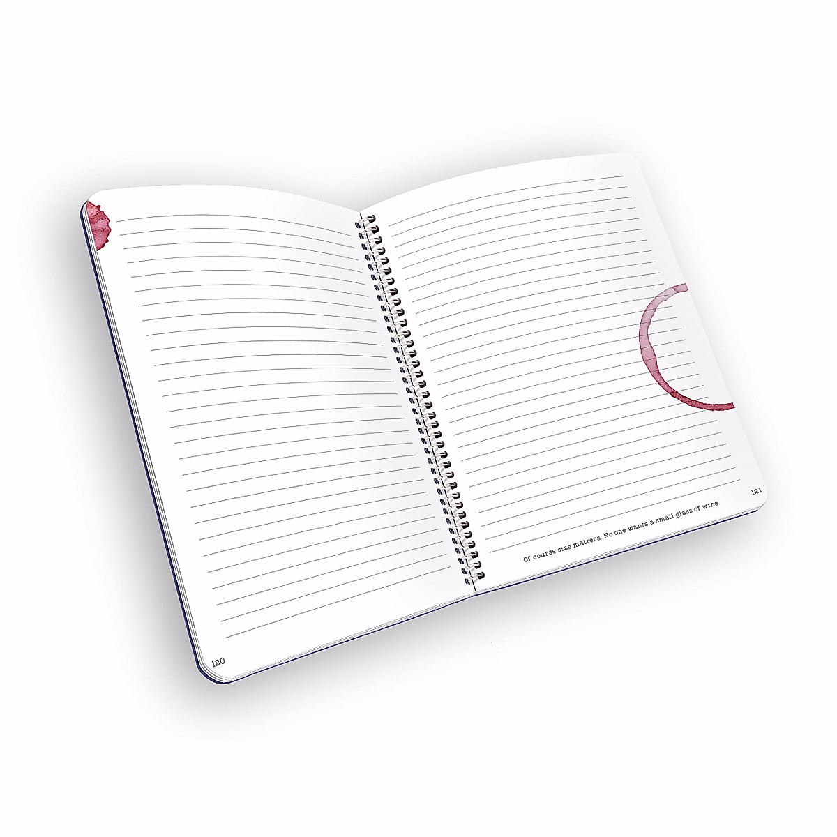 Bad Advice from Wine - Funny Notebook with Wine Quotes - You Should Post That Selfie on ALL Your Social Media!