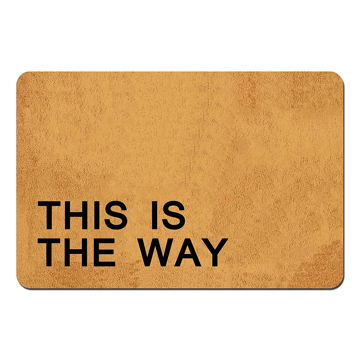 MOMOBO Funny Doormat Custom Indoor Doormat -This is The Way Doormat Welcome Mat Funny Front Door Mats Home and Office Decorative Entry Rug Garden/Kitchen/Bedroom Mat Non-Slip Rubber 23.6 x15.7 Inch
