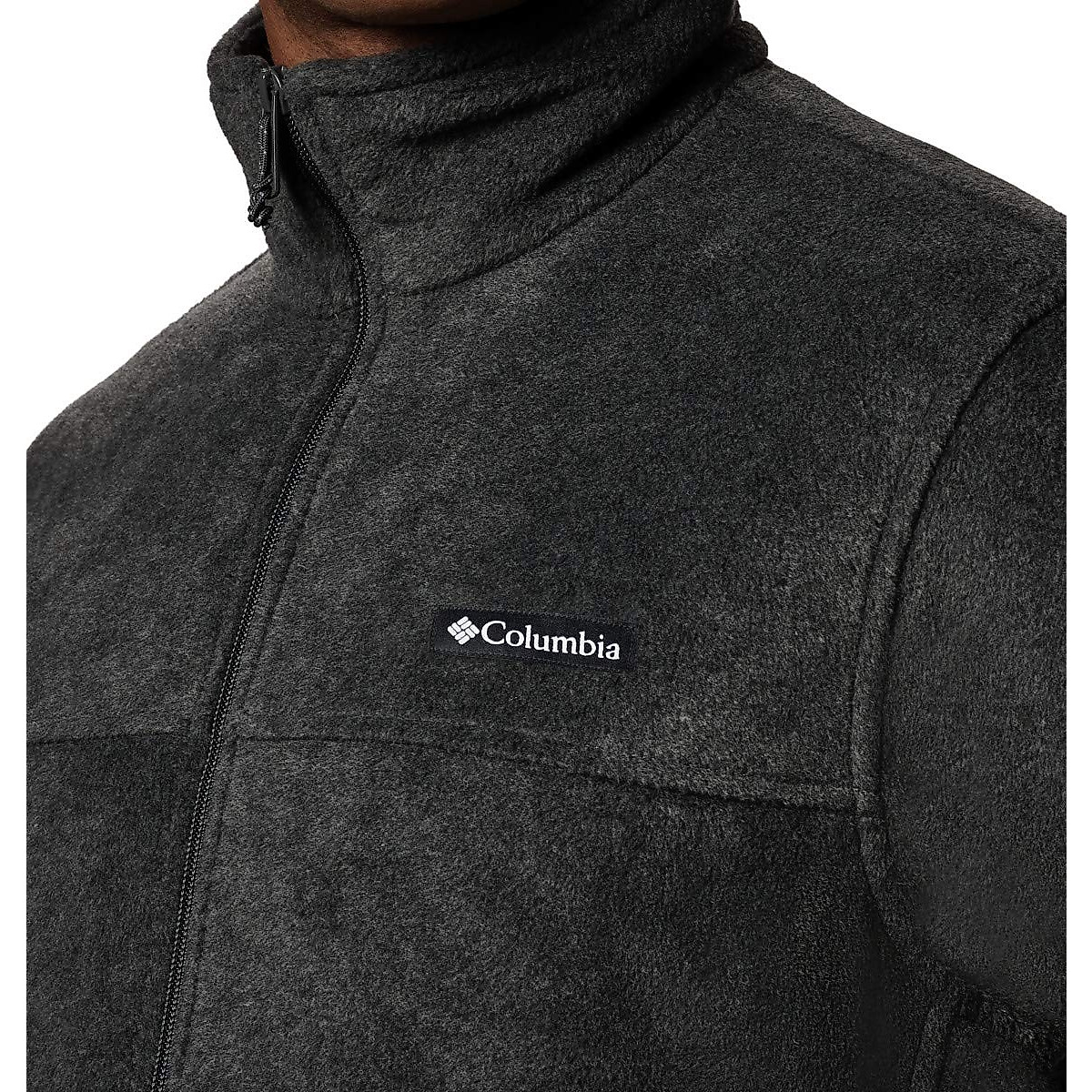 Columbia Men's Big and Tall Steens Mountain 2.0 Full Zip Fleece Jacket, Charcoal Heather, 4X