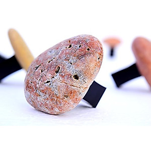 10 Pcs Stone Cabinet knobs and pulls. Kitchen Cabinet pull handle. Door handle. Stone Cabinet Knobs. Furniture knobs. Drawer Pull. Stone furniture