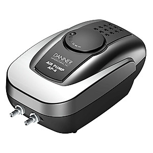 Danner Manufacturing, Inc. Supreme Oxy-Flow Low Volume Aquarium Air Pumps, AP-4 Aquarium Air Pump, 3.5-watt, No.06404,1 Count (Pack of 1),6404