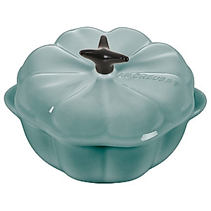 Le Creuset Stoneware Figural Pumpkin Petite Cocotte, 12oz, Sea Salt
