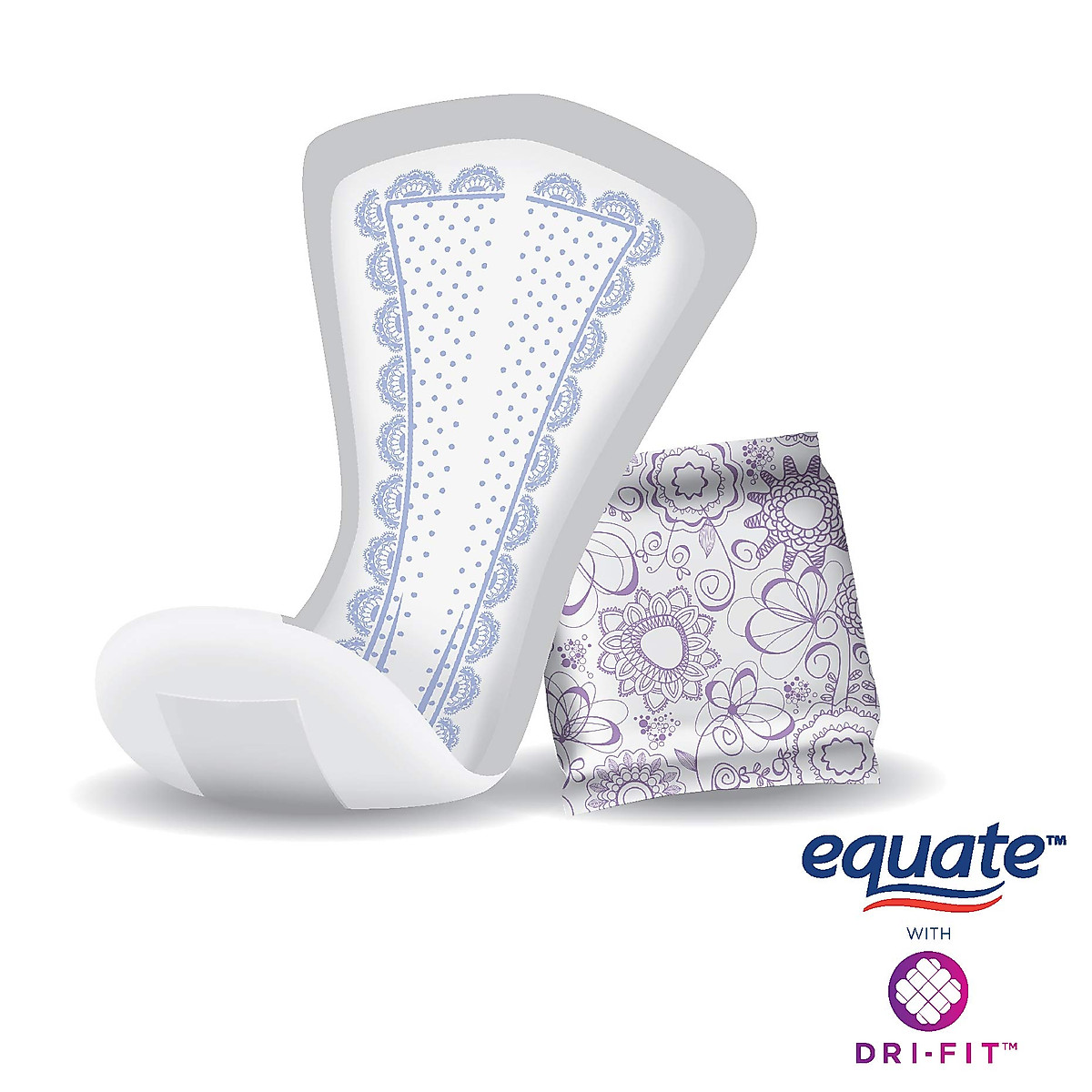 Equate Overnight Ultimate Absorbency Pads, 30 Count