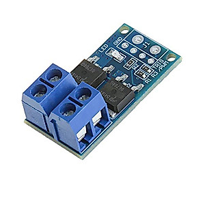 LGDehome 10PCS DC 5V-36V 15A(Max 30A) 400W Dual High-Power MOS Transistor Driving Controller Module FET Trigger Switch Drive Board 0-20KHz PWM Electronic Switch Control Board DC Motor Speed Controller
