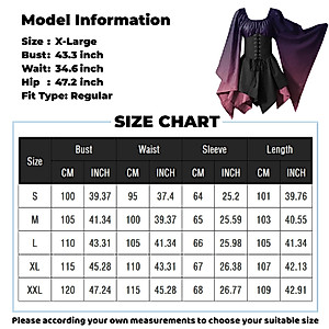 Halloween Dresses for Women, Long Sleeve Midi Dress 40S Style Dresses Women A is Adley Dresses Retro Court Dress Gothic Vintage Lace Dress White Bell Dress Witch Irish Costume (M, Black)
