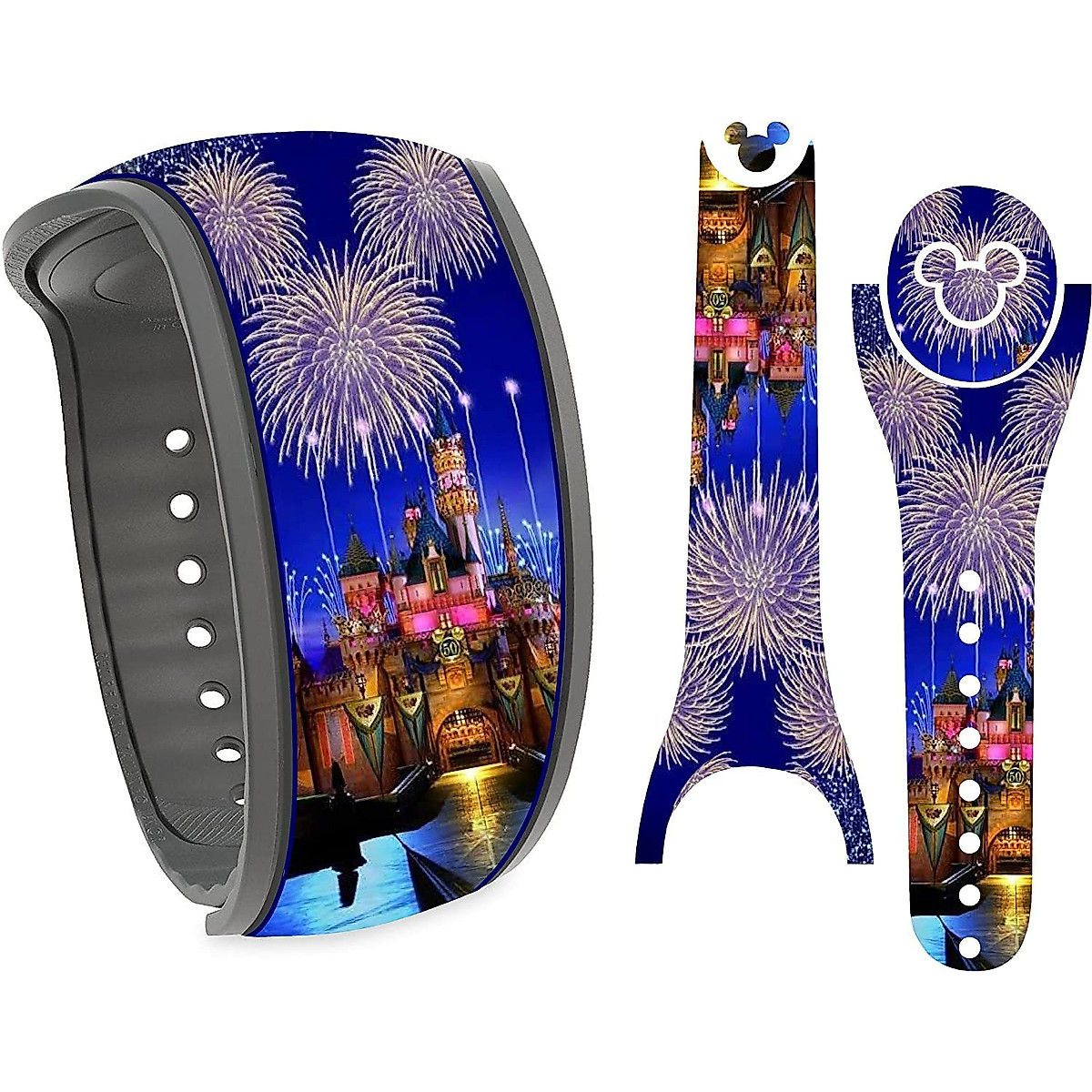 Happily Ever Forever (Fireworks) Wrap Magic Band Skin Vinyl Decal Wrap Compatible with MagicBand 2