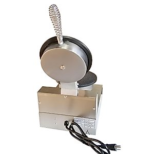 Banfluxion Nonstick Single Ice Cream Cone Maker with Time & Temperature Dual Control 110V Commercial Ice Cream Cone Maker with Shaper Roller Temperature Adjustable 50-250℃