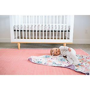 Copper Pearl Three-Layer Baby Blanket: Soft Quilts for Boys & Girls | Breathable, Cozy Toddler Blanket | Newborn Quilt | 46x46 Premium Polyester/Rayon Bloom