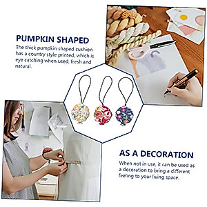 6 pcs Pumpkin Pin Pack Tool Stand Corsage Wristlet Band Keyboard Stands pin Cushion Bracelet Quilting Pin Cushion Gift for Mother Grandmother Pin Holder Pin Helper Pin Pad Sewing EXCEART