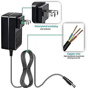 12V AC DC Charger Power Supply Compatible with Briggs and Stratton Generac B4177GS 01470 7550 B4489GS 193043GS exl 8000 exl Generator Battery Charger Power Adapter Cord