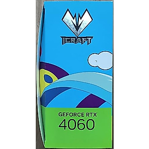 maxsun GeForce RTX 4060 iCraft OC ACGN Limited Edition 8GB GDDR6 (PCIe 4.0, DLSS 3.5, HDMI 2.1, DisplayPort 1.4a, RGB, Anime White GPU)