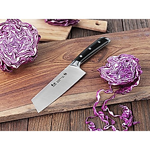 Cangshan S Series 60171 German Steel Forged Nakiri Vegetable Cleaver, 7-Inch