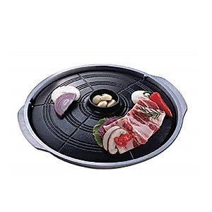 COLIBROX New Korean BBQ Grill, Stovetop Barbecue, Table Top BBQ, Indoor Barbecue Grill, Pan