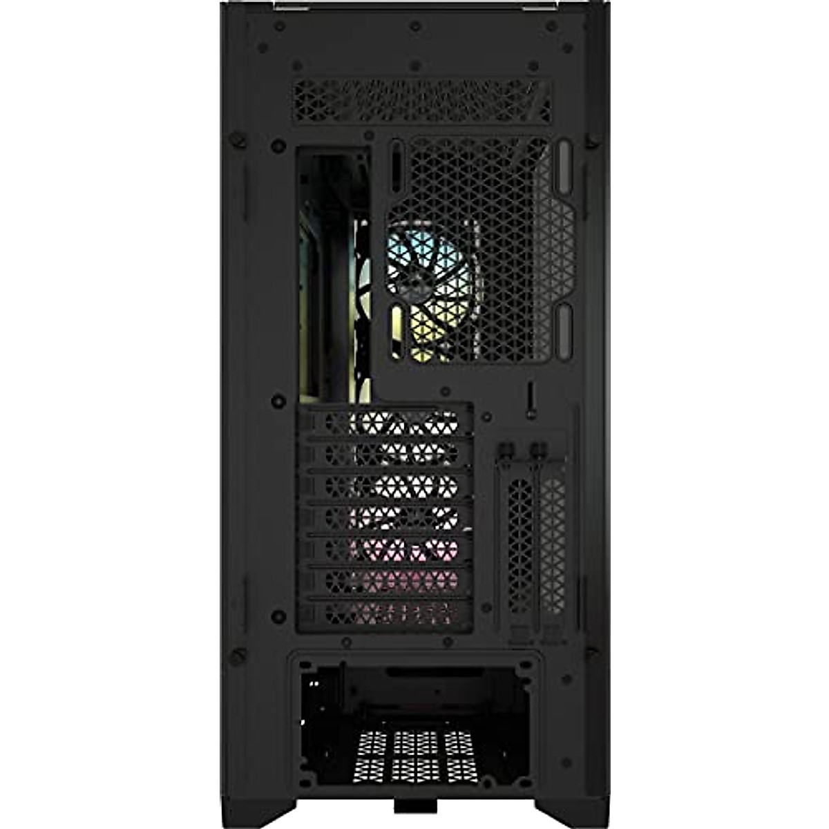 Corsair iCUE 5000X RGB Tempered Glass Mid-Tower ATX PC Smart Case - Black