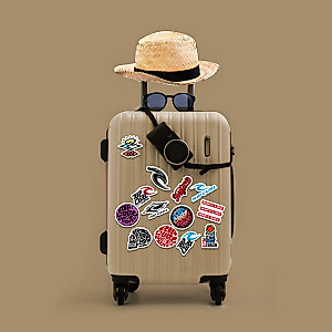 20 PCS Stickers Pack Rip Aesthetic Curl Vinyl Colorful Waterproof for Water Bottle Laptop Bumper Car Bike Luggage Guitar Skateboard