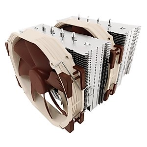 Noctua NH-D15, Premium CPU Cooler with 2x NF-A15 PWM 140mm Fans For Desktop (Brown)