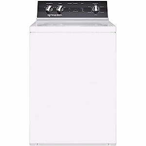 Speed Queen TR3003WN 26" Top Load Washer with 3.2 cu. ft. Capacity, 840 RPM Max Spin Speed, Knob Control, Stainless Steel Tub, in White