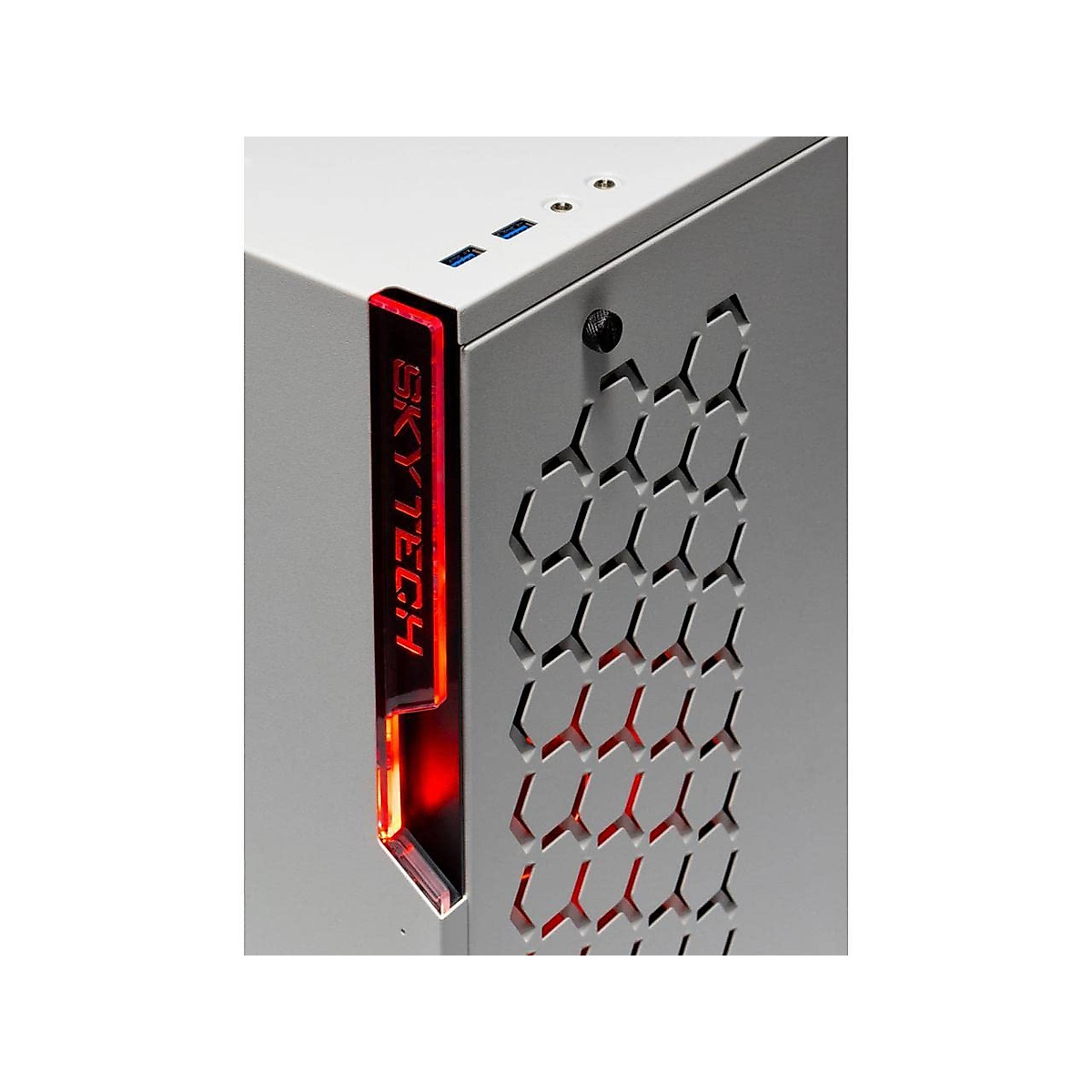 SkyTech Skytech Gaming Shiva Gaming Desktop Intel Core i7 11700F GeForce RTX 3060 12G 1TB SSD 16GB Memory 240mm AIO White ST (Renewed)