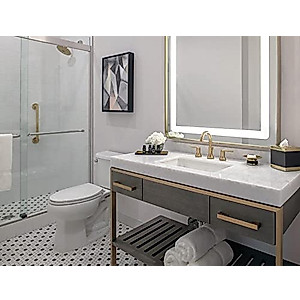 Delta Faucet Trinsic Widespread Bathroom Faucet 3 Hole, Gold Bathroom Faucet, Diamond Seal Technology, Metal Drain Assembly, Champagne Bronze 3559-CZMPU-DST