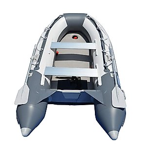 BRIS 10.8 ft Inflatable Boat Inflatable Dinghy Yacht Tender Raft with Air-Deck Floor