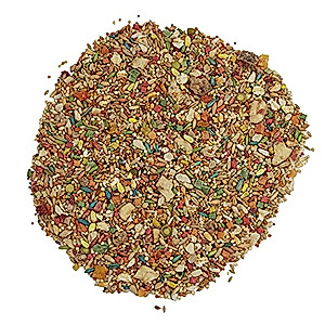F.M. Brown's Tropical Carnival Gourmet Parakeet Food, Nutritionally Enhanced Daily Diet with Fruits, Veggies, Nuts, Seeds, and Grains, 2-lb Bag - Vitamin-Nutrient Fortified