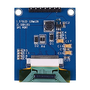 1.5 Inch OLED Display Module, Colour OLED Display, OLED Color Display Module 128 * 128 SSD135 Serial Peripheral Interface