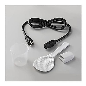 Zojirushi Hello Kitty 5.5-Cup Automatic Rice Cooker and Warmer (White) Bundle with 9.5-Inch Rice Washing Bowl with Side and Bottom Drainers (2 Items)