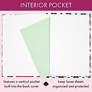 Kate Spade New York Undated Daily Planner, Large Journal Planner, To Do List Notebook, Hardcover Personal Organizer, Spade Flower Stripe