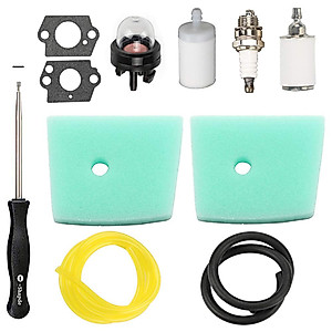 C1Q-EL24 Carburetor With Air Filter Fuel Filter Kit for Husqvarna 123C 123L 123LD 223L 223R 322C 322R 323C 323L 325C 325CX 325L 325LX 326C 326L 326LX Trimmer Brushcutter Pole Saw Edger,by LIYYOO