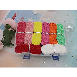 JESEP YONG 3pcs Clear Plastic Organizer Container Box, Containers Storage Box with Snap-Tight Closure Latch for Pencils, Puzzles, Small Toys,Jewelry Making & Sewing Crafts (3pcs Large Box)