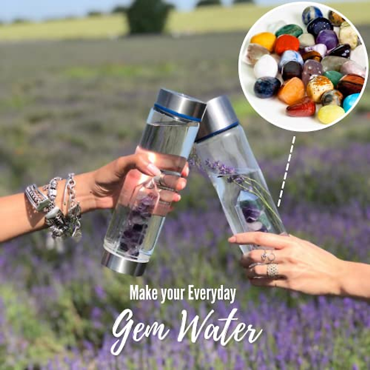 Crystal Healing Stones Spiritual Gifts for Women Crystals Yoga, Meditation Accessories Witchcraft Supplies Chakra Meditation Gifts(2lb)