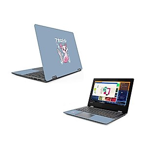 MightySkins Skin Compatible with Lenovo Flex 6 11" (2018) - Axolotl Kawaii | Protective, Durable, and Unique Vinyl Decal wrap Cover | Easy to Apply, Remove, and Change Styles | Made in The USA
