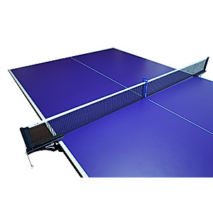 Sanung S405 Thickened Table Tennis Net and Post Set, Professional Foldable High Duty Ping Pong Screw on Clamp Net with Stable Base for Standard Table, Easy to Carry Install