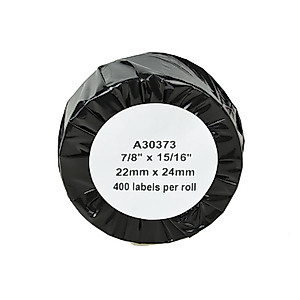USUPERINK 2 Roll (400 Labels/roll) Compatible for Dymo LabelWriter 30373 Jewelry Price Tag 2-up Rat Tail Labels 7/8'' x 15/16'' Retail Adhesive Label Sticker [NOT FIT 550 & 5XL]