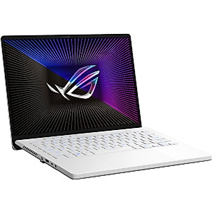 ME2 MichaelElectronics2 ASUS Zephyrus G14 Moonlight White Gaming Laptop 14.0" 165 Hz WQXGA (AMD Ryzen 9 7940HS 8-Core, GeForce RTX 4060 8GB, 24GB DDR5, 512GB PCIe SSD, RGB KYB, WiFi 6, Win 11 Home)