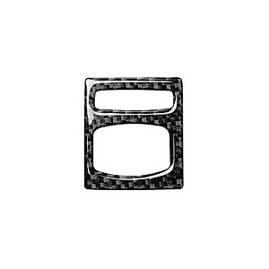 NC Carbon Fiber Trim Cover Sticker Compatible with BMW 5 Series F10 2011-2017 (Carbon Fiber B, Air Vent Cover Set)