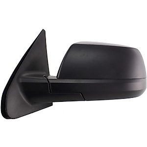 Kool Vue Left & Right Power Heated Door Mirrors Compatible With Toyota Tundra 2007-2013 Manual Fold Without Signal Light, Memory & Puddle Lamp Textured Standard Cab, With Cold Climate Specification
