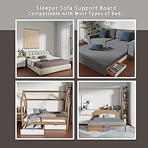 Imperius Foldable Box Spring, Bunkie Board, Bed Support Slats for Support to Streamline and Minimize The Bed, No Assembly Needed (30x60)