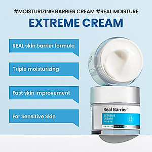 Real Barrier Extreme Cream 50 ml - Rich Anti-Ageing Moisturising Cream with Hyaluronic Acid and Ceramides - K-Beauty for Sensitive Skin