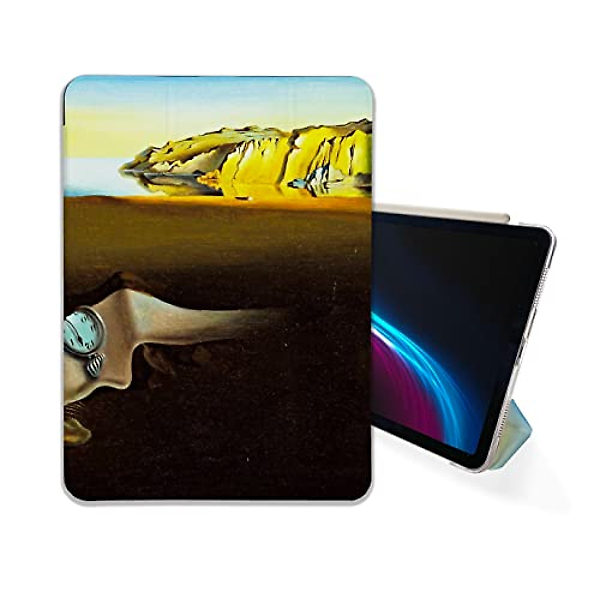 Salvador Dalí Persistence of Memory case Compatible with iPad Mini Air Pro 7.9 8.3 9.7 10.2 10.9 11 12.9 inch Pattern Cover New 2022 2021 Trifold Stand 3 4 5 6 7 8 9 Generation 62 (9.7" 5/6 gen)