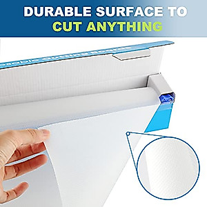 KOLOX Disposable Cutting Board with Built In Sliding Cutter, 10FT, Easy Clean-Up and Convenient Use, Large Flexible Chopping Boards for BBQ, Kitchen, Travel & Outdoor