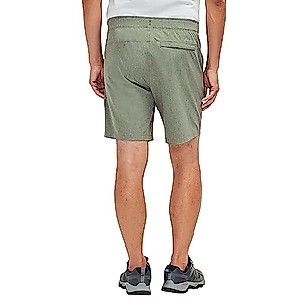 Eddie Bauer Men's Woven Tech Pull On Stretch Training Athletic Shorts, Quick Dry Lightweight Workout Running Shorts with Pockets - Duck Green XL
